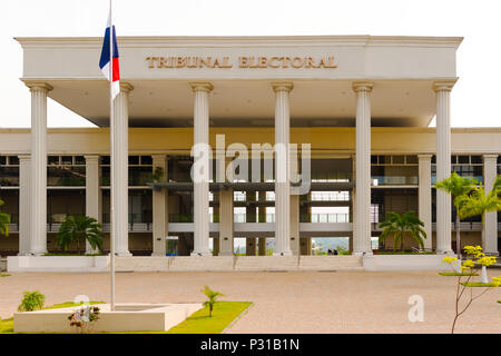 The Parliament Building in Panama City, Central America. An ...