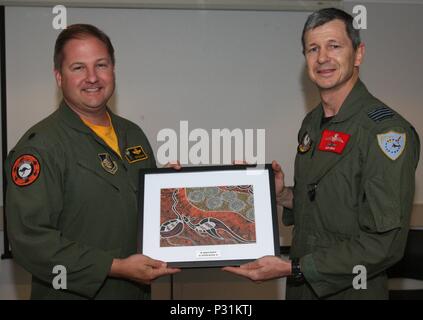 Australian Defence Force Group Captain Terry Deeth, poses for a ...