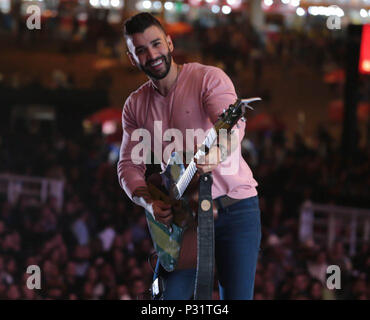Brazil. 15th June, 2018. Brazilian famous singer, Gustavo Lima ...