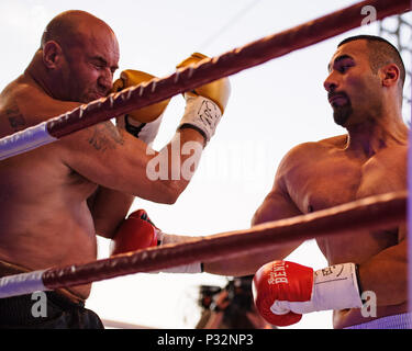 Karlsruhe, Deutschland. 16th June, 2018. Sarah Bormann. GES/Boxing ...