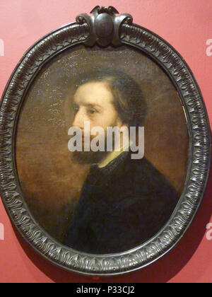 063 Gustave Ricard Portrait de l'artiste Stock Photo - Alamy