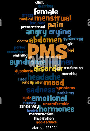 PMS (premenstrual syndrome) Concept Stock Photo - Alamy