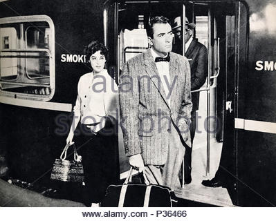 AVA GARDNER US film actress with Benjamin Tatar about 1946 Stock Photo ...