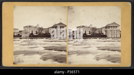 Cataract House, from Goat Island, Winter., Soule, John P. (1827-1904 ...