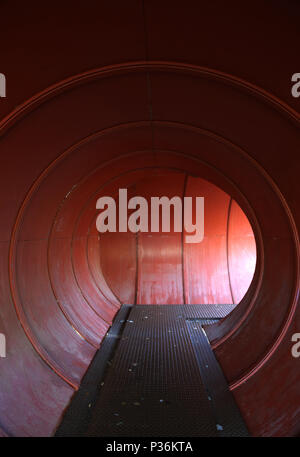 Berlin, Germany, going through a pipe Stock Photo - Alamy
