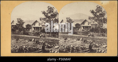 Cozzens Station, Hudson., ca. 1855-ca. 1930, Railroads, Houses, New ...