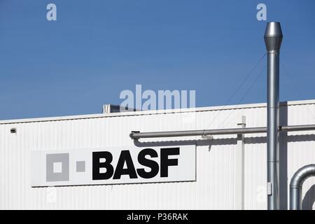BASF, company logo, German chemical company, DAX 30 companies Stock ...