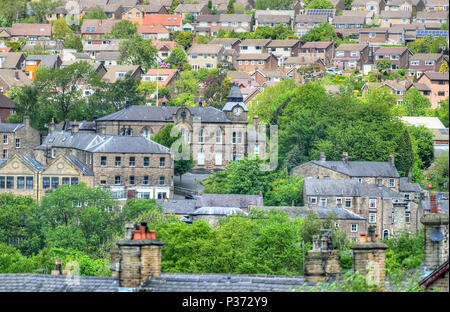 Classic british landscape at the Peak district near Manchester Stock ...