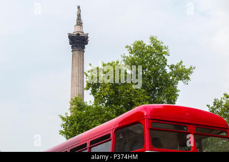 A number 15 bus, one of the Routemaster London double decker buses ...