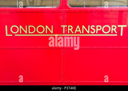 A number 15 bus, one of the Routemaster London double decker buses ...