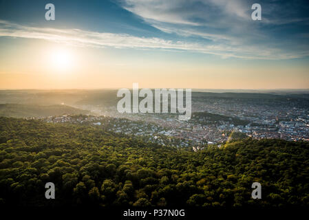 Beautiful Sunset at Stuttgart City, Germany Stock Photo - Alamy