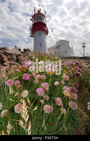 Lighthouse at Cape Lindesnes, South Cape, Vest-Agder, Norway Stock ...