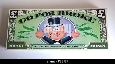 Go For Broke Board Game Stock Photo - Alamy