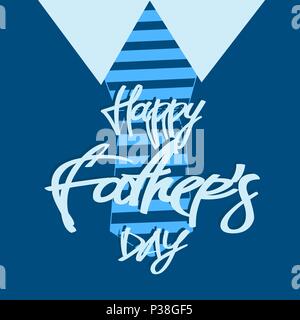 Happy Father s Day Calligraphy greeting card. Vector illustration Stock ...