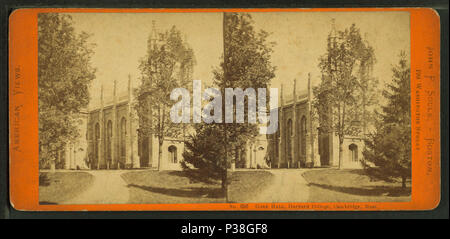 Gore Hall, Harvard College, Cambridge, Mass, by Soule, John P., 1827 ...