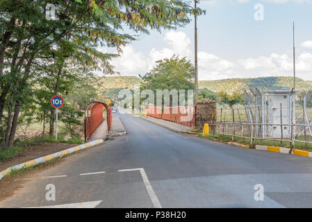 WEPENER, SOUTH AFRICA - APRIL 1, 2018: A street scene, with businesses ...