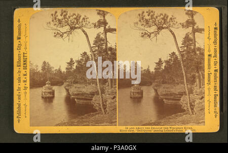 The Wisconsin Dells, from the old Dell House Stock Photo - Alamy