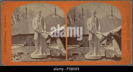 Marble statue, John Hancock , Centennial celebrations, Sculpture, Tents ...