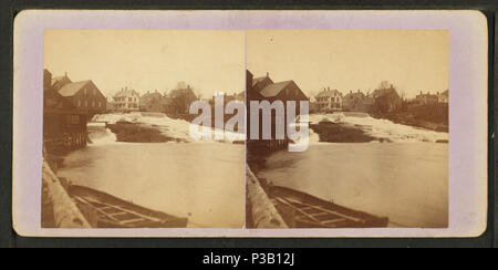 Megunticook River falls, Camden, Maine, from Robert N. Dennis ...