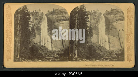 Nevada Falls, 700 ft, Cal, by Littleton View Co Stock Photo - Alamy