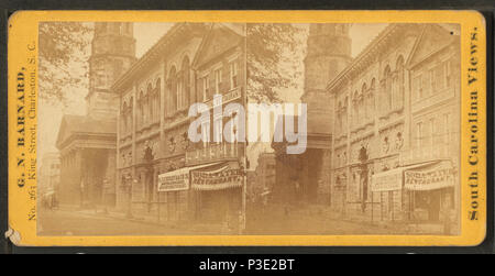 A photograph of the South Carolina Institute Hall in Charleston, South ...