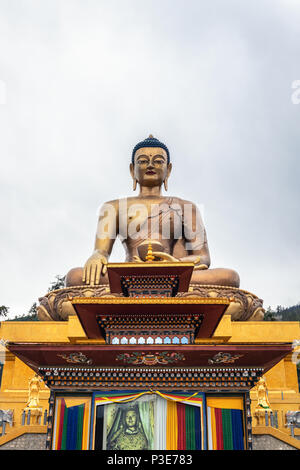 169 feet tall bronze Buddha statue shining bright in the daytime from ...