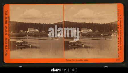 . Lake Tahoe from Tahoe City. Alternate Title: Watkins' New series ...