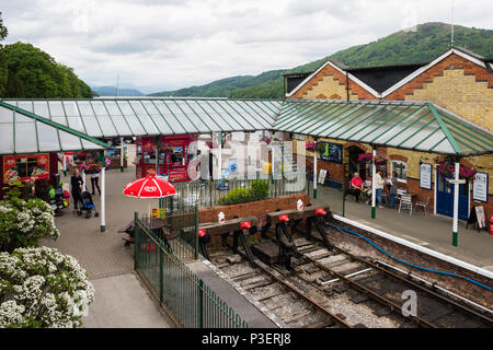 British Rail Windermere railway station on the Oxenholme to Windermere ...