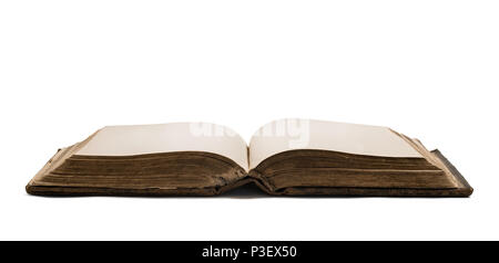 Very old open bible book isolated on white Stock Photo - Alamy