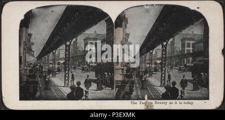 The famous Bowery as it is today, from Robert N Dennis collection of ...