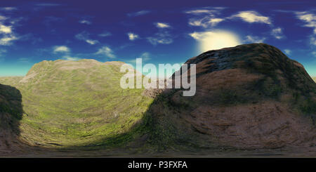green grass and sky HDRI map Stock Photo - Alamy