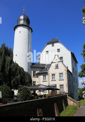 The castle of Eisfeld, a town and a municipality in the district of ...