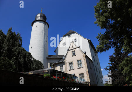 The castle of Eisfeld, a town and a municipality in the district of ...