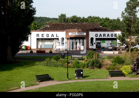 Regal Garage, Upton On Severn, Worcestershire, England, UK Stock Photo ...