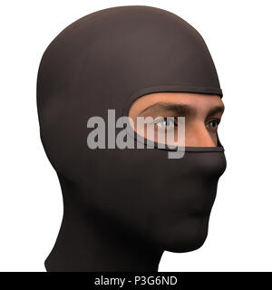 Black Balaclava mask Stock Photo - Alamy
