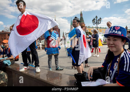 Fans of Japan during the FIFA World Cup 2026, Group F match between ...