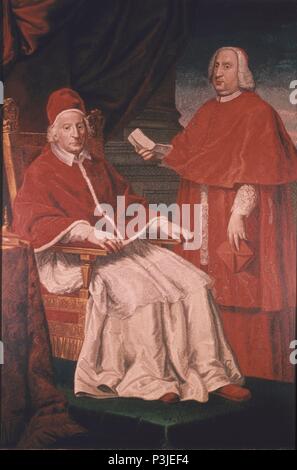 Portrait of Pope Clement XII. and Cardinal Neri Maria Corsini. Found in ...