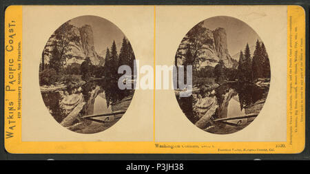 Washington Column, Yosemite Valley, Mariposa County Cal, by Watkins ...