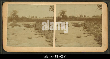 44 Bridge and river, Sheldon Junction, Vt, by S. Elkins Stock Photo - Alamy