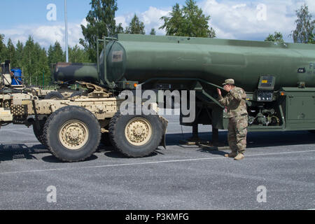 The 515th Transportation Company Soldiers from the 16th Sustainment ...