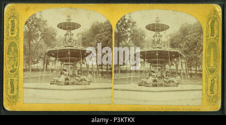 40 Boston Common Brewer fountain, from Robert N. Dennis collection of ...