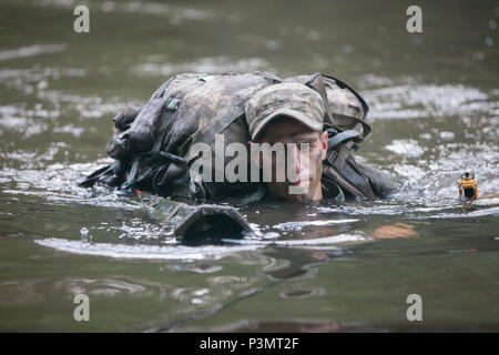 A U.S. Army Ranger student, assigned to the Airborne and Ranger ...