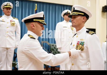 Camp Shields, change of command ceremony, Japan, Naval Mobile ...