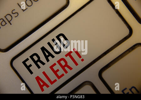 Text sign showing Beware Of Scams, Conceptual photo Stay alert to avoid ...