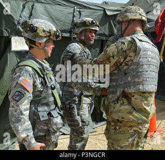 Army Reserve Brig. Gen. Vincent B. Barker, commanding general of the ...