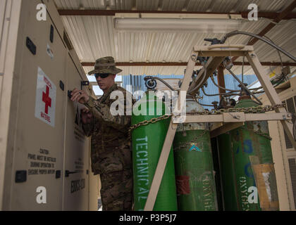 Staff Sgt. James Hughes, 455th Expeditionary Medical Group, biomedical ...