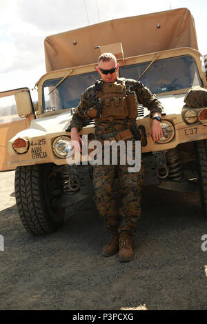 U.S. Marine Corps Capt. Tyler Millard, a pilot assigned to the Marine ...