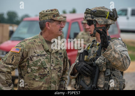 Maj. Gen. Mark McQueen, 108th Training Command (IET) commanding general ...
