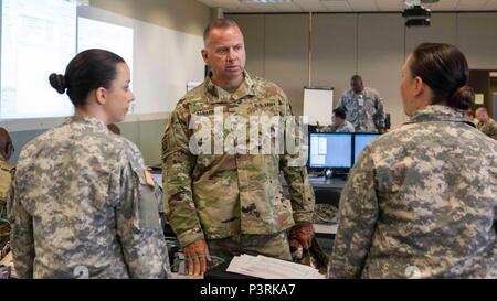 Army Reserve Brig. Gen. Vincent B. Barker, commanding general of the ...