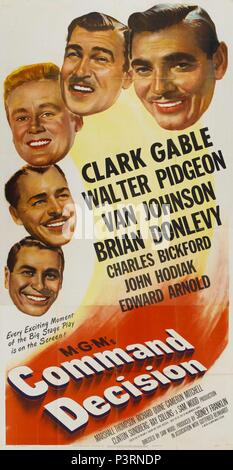 Original Film Title: COMMAND DECISION. English Title: COMMAND DECISION ...